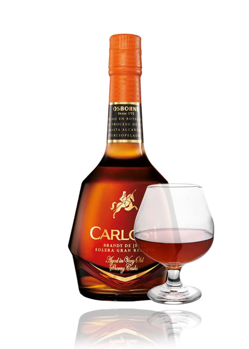 BRANDY DE JEREZ CARLOS I OSBORNE 700ML – El Maridaje Licorería