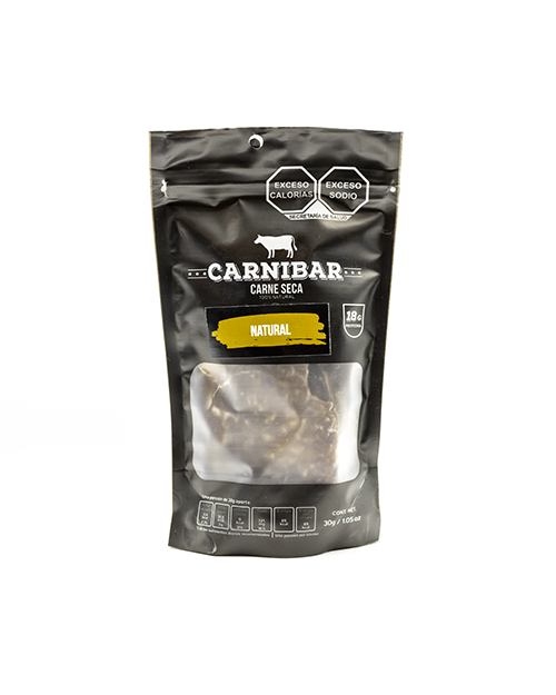 CARNE SECA CARNIBAR NATURAL 30G – El Maridaje Licorería